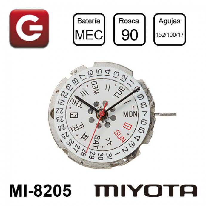 MIYOTA 8205 Mecanico